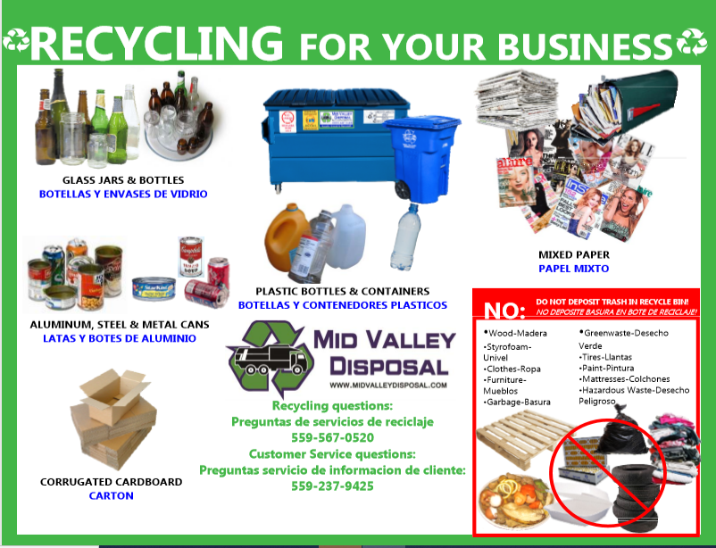 Recycling for your Business | Lindsay California