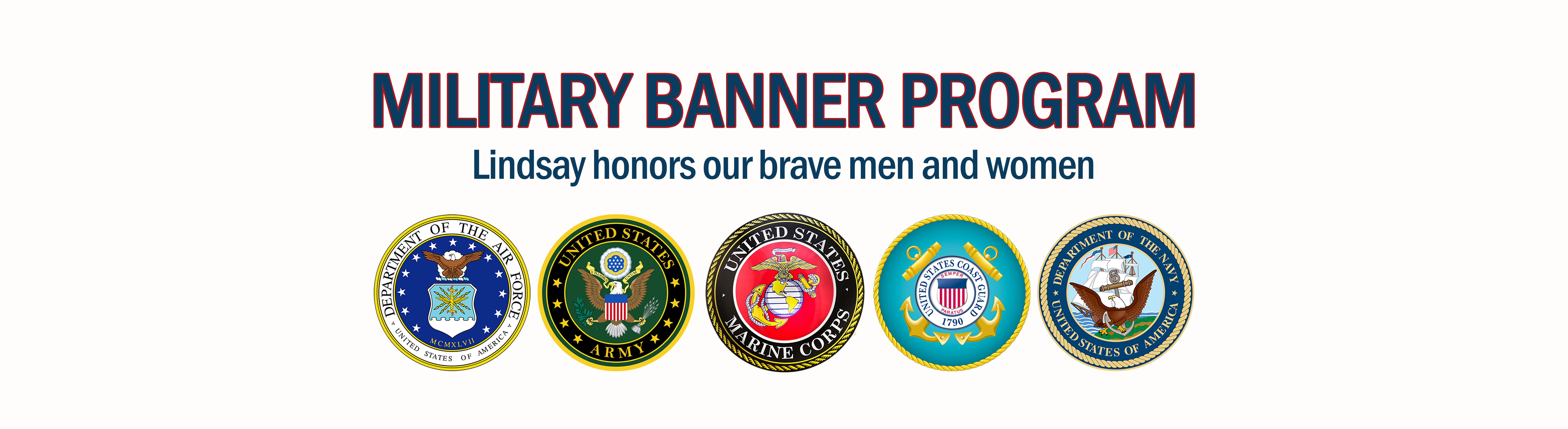 Military Banner Program | Lindsay California
